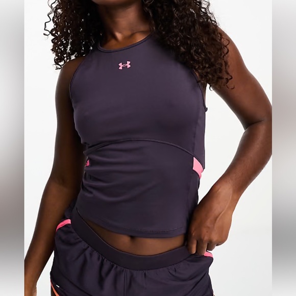 Under Armour | Tops | Under Armour Armor Mesh Fitted Tank | Poshmark